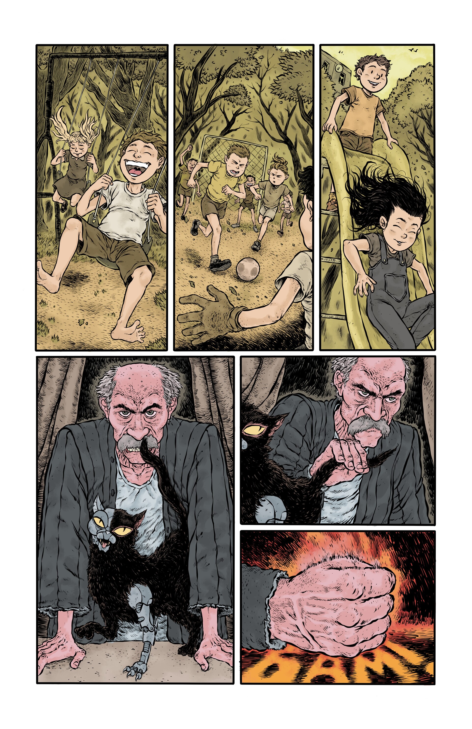 ArtStation - old man comic