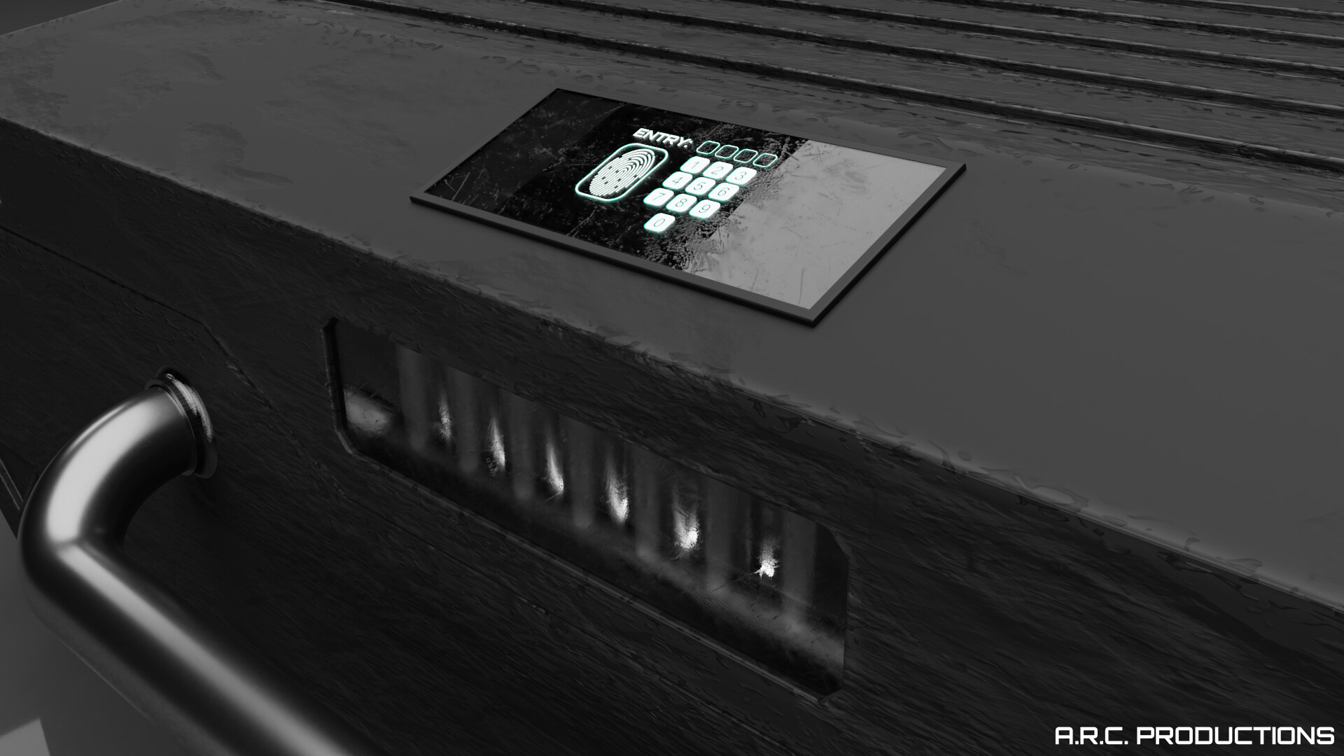 ArtStation - Hard Surface Practice #4 - Sci-fi Crate