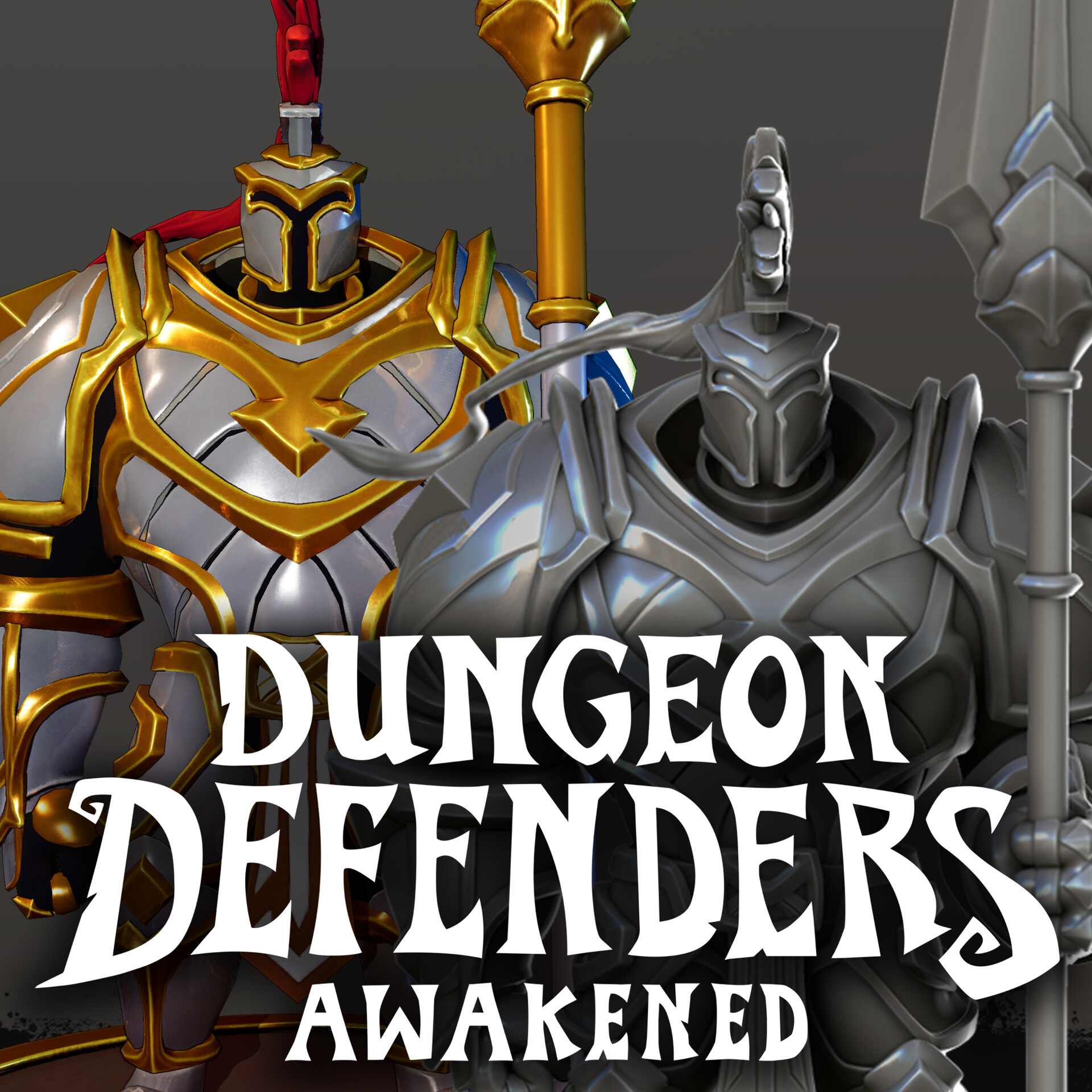 ArtStation - Armory Statue- Dungeon Defenders: Awakened