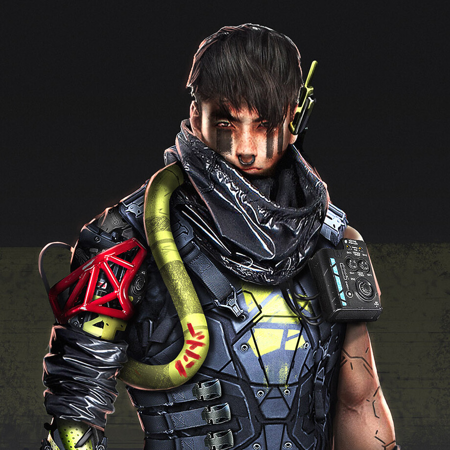 Artstation Cyberpunk Character