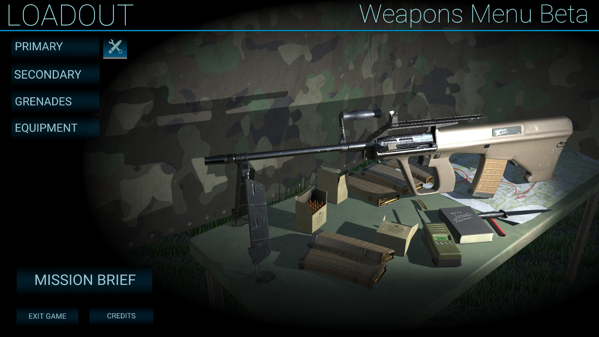 ArtStation - Weapons Menu Final Major Project Year 3