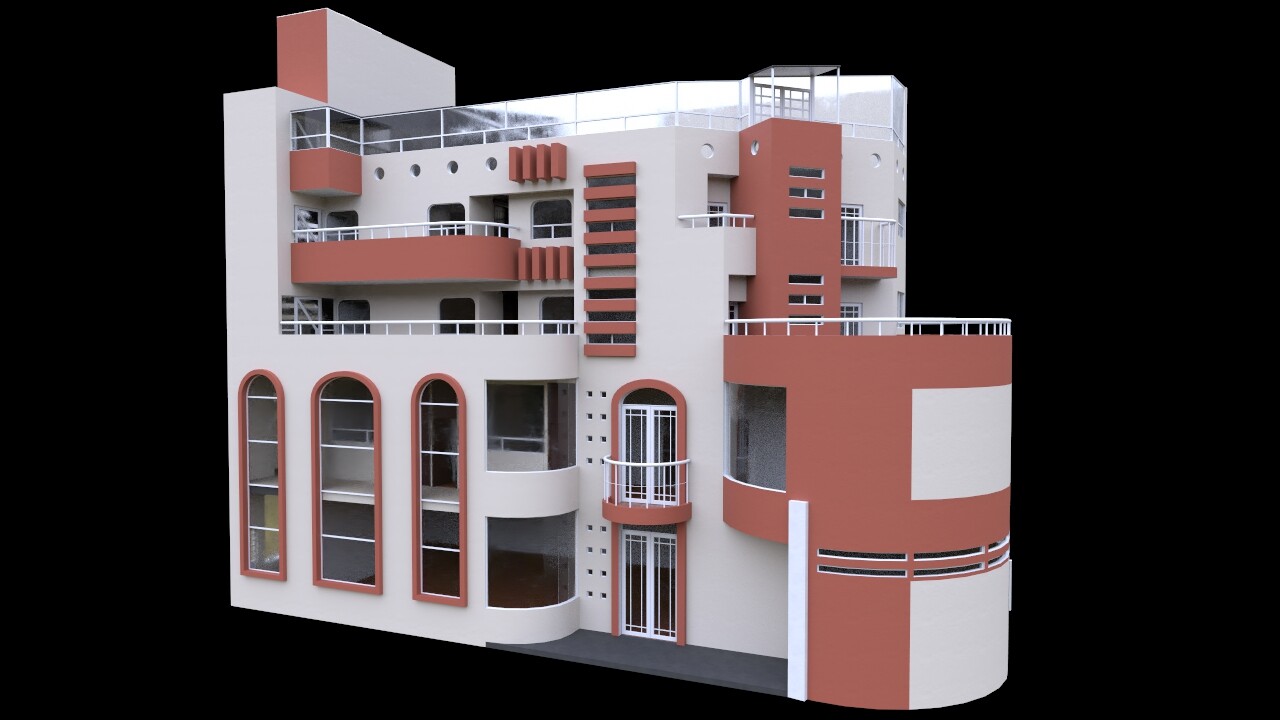 ArtStation - Game Ready Apartment Building
