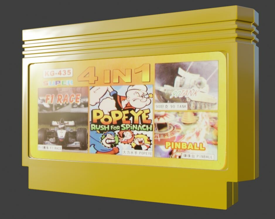 ArtStation - NES Clone cartridge/Cartucho Polystation