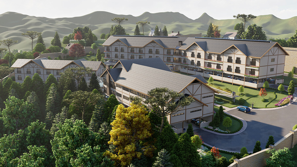 ArtStation - 3D Project - Hotel