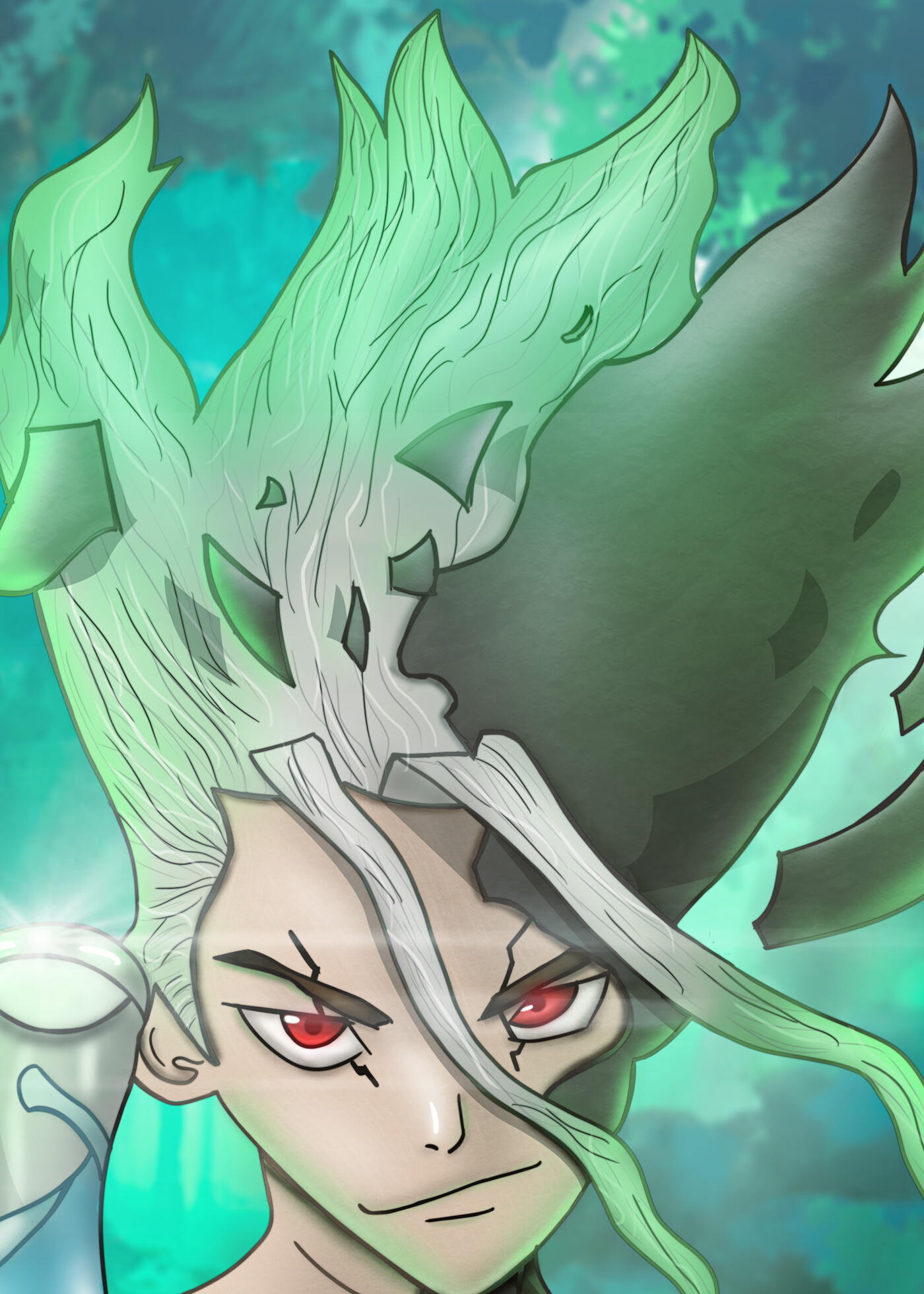 ArtStation - Dr.Stone Digital Paint