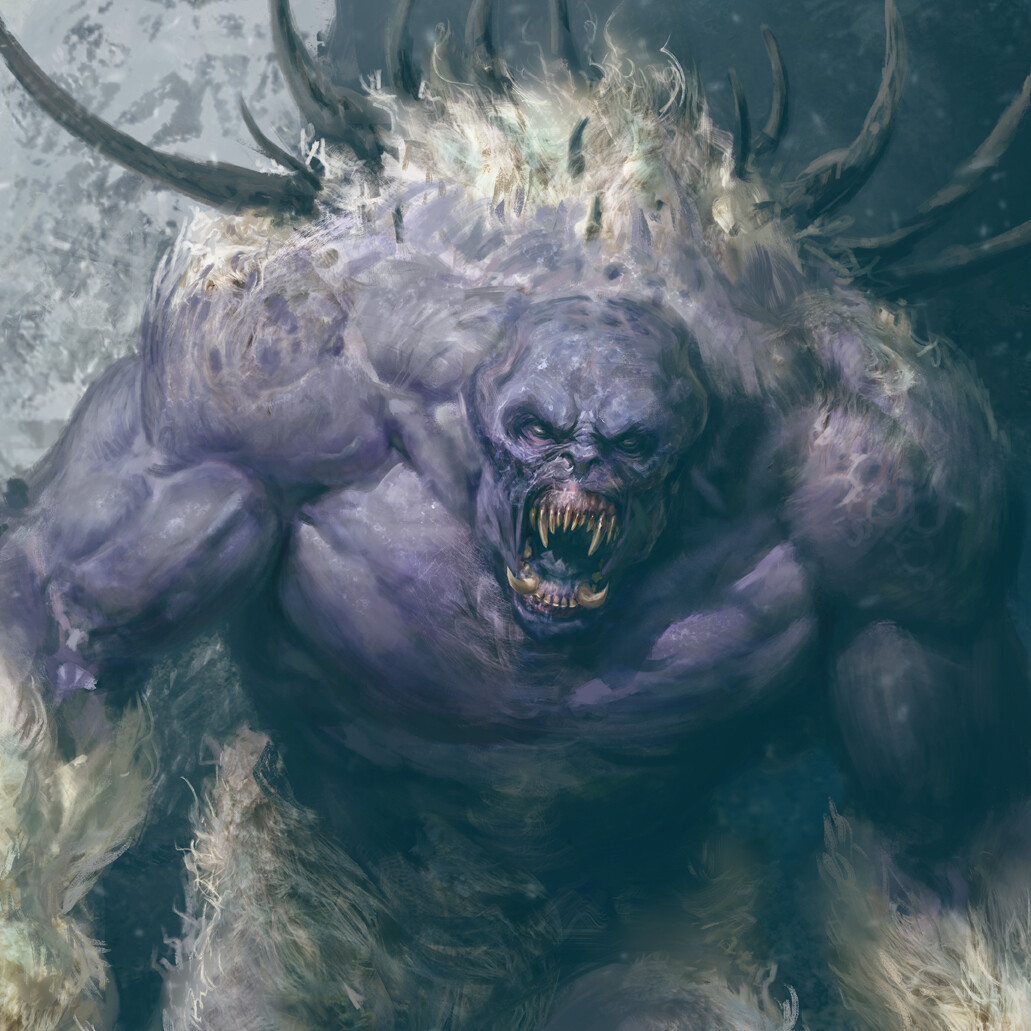 ArtStation - Snow Troll