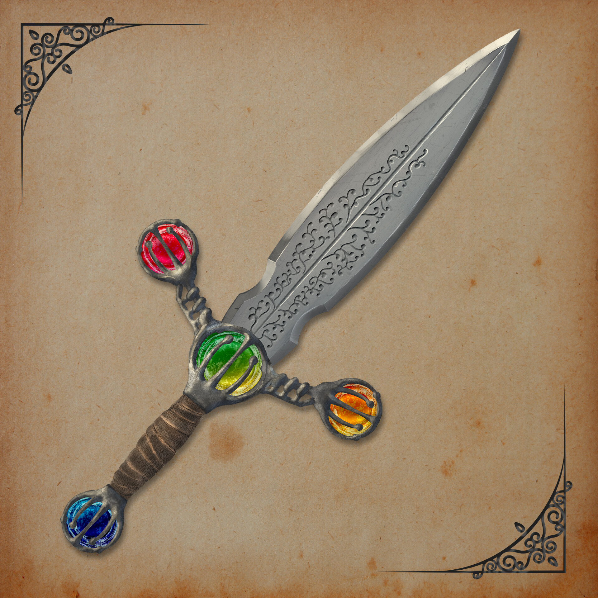 ArtStation - Sword of Jewels