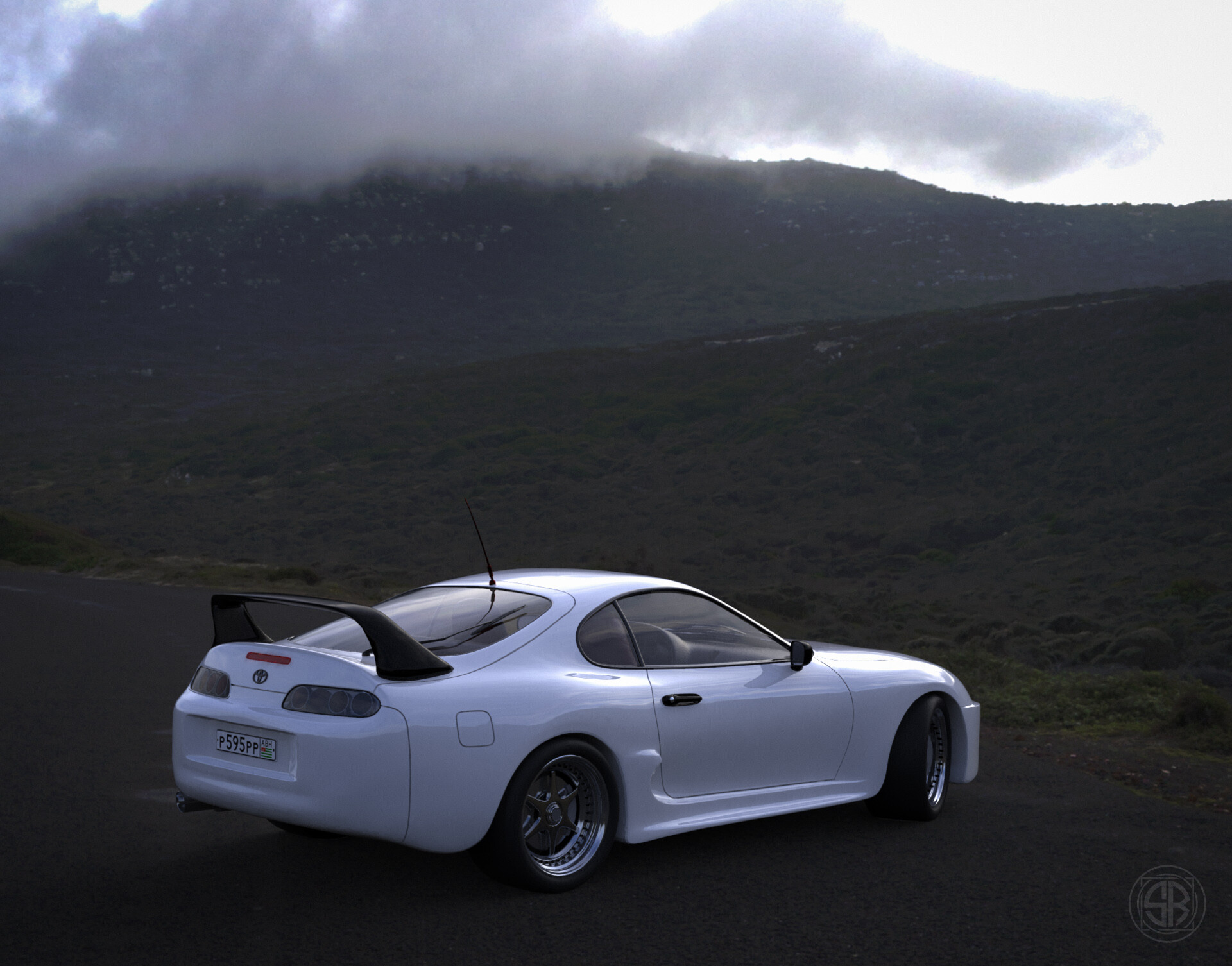 ArtStation - Toyota Supra