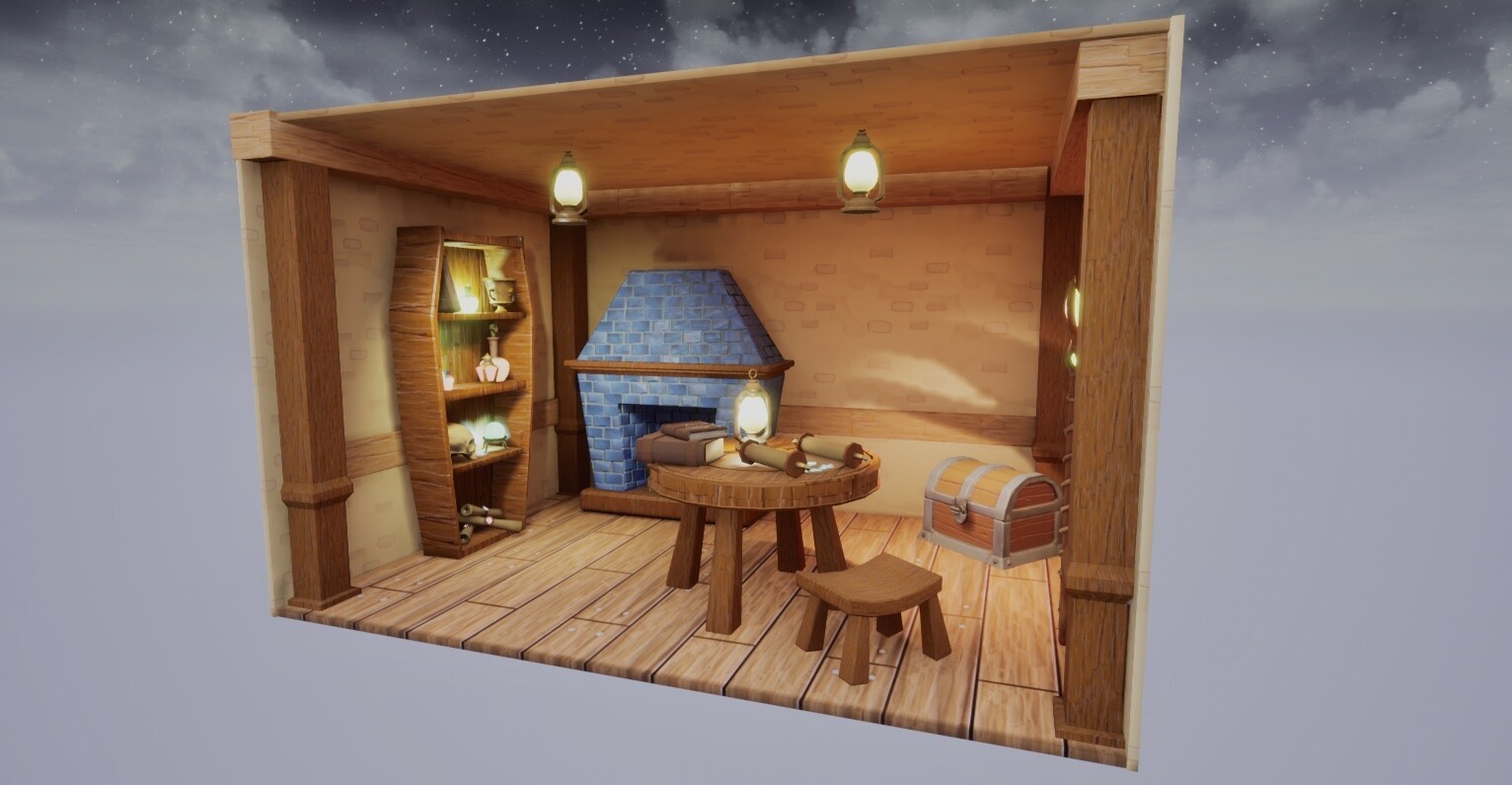 ArtStation - Sorcerer's Hut