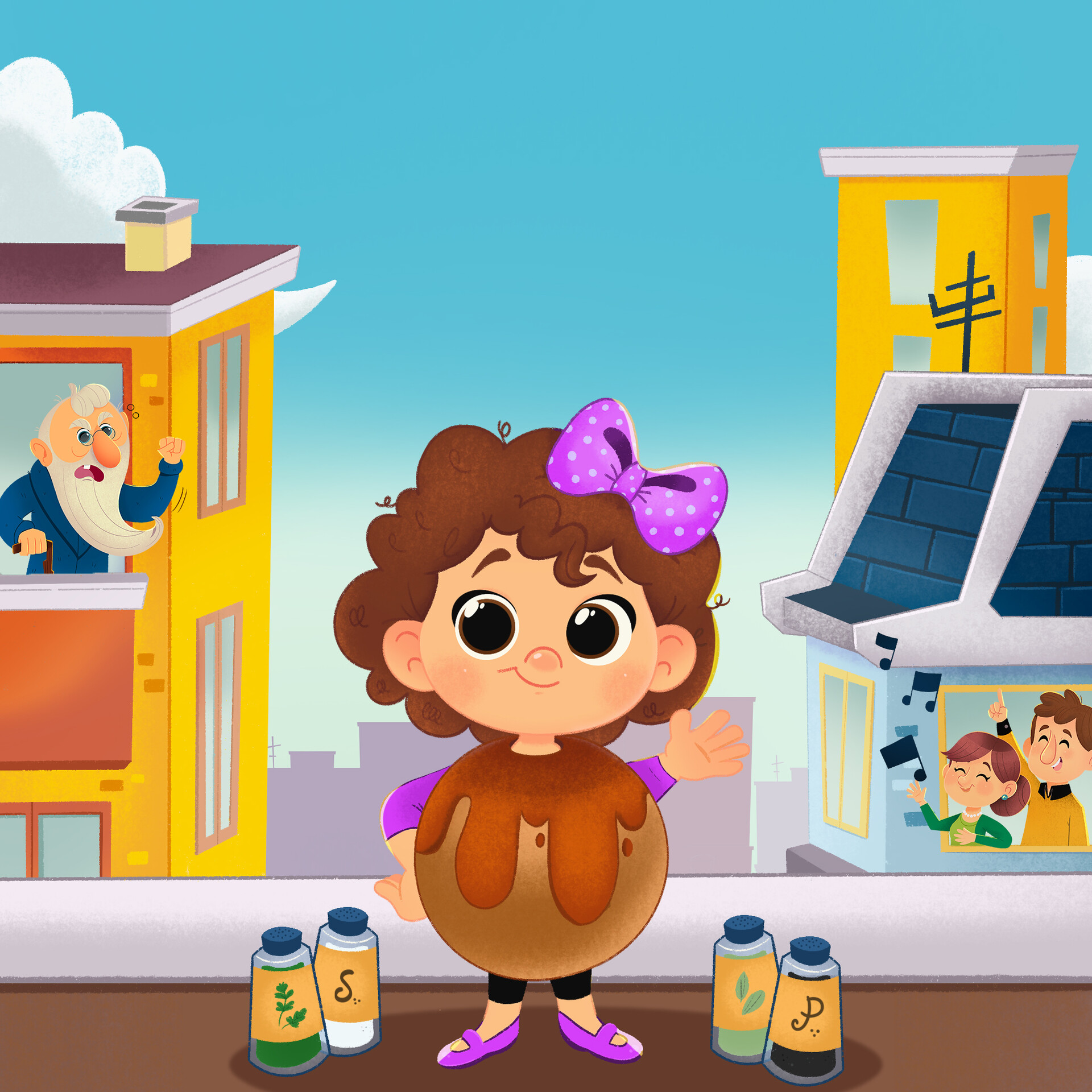 ArtStation - La Polpetta sul terrazzo - Music Video for children