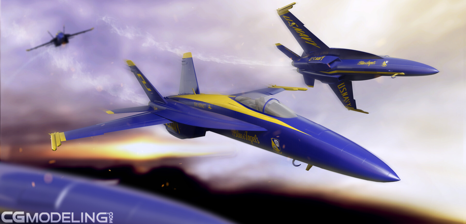ArtStation - Blue Angels