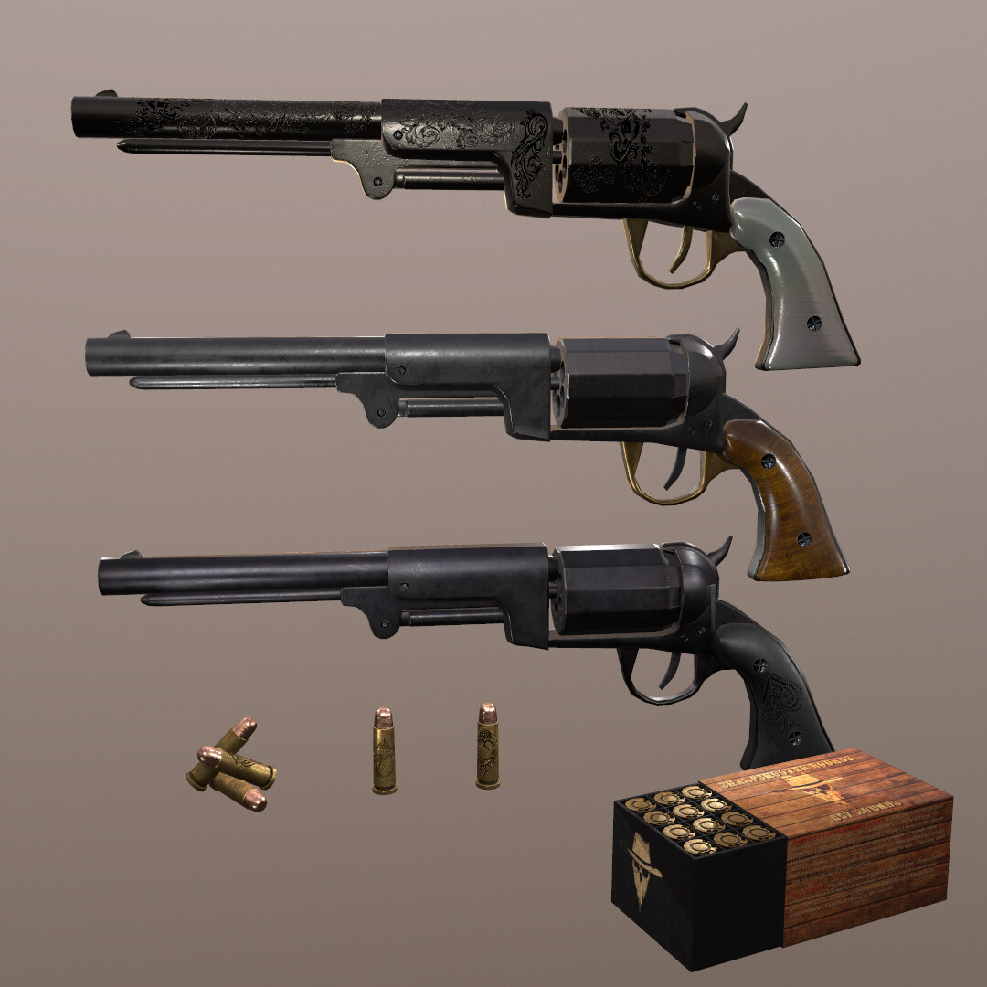 ArtStation - 1851 Navy Revolver