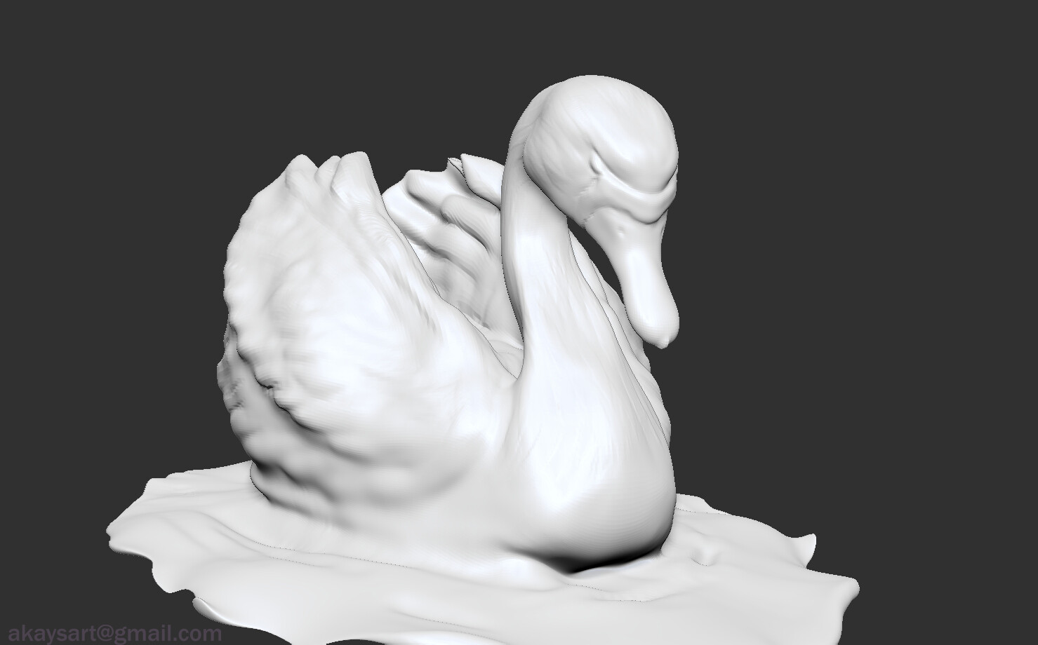 ArtStation - Swan Sculpt