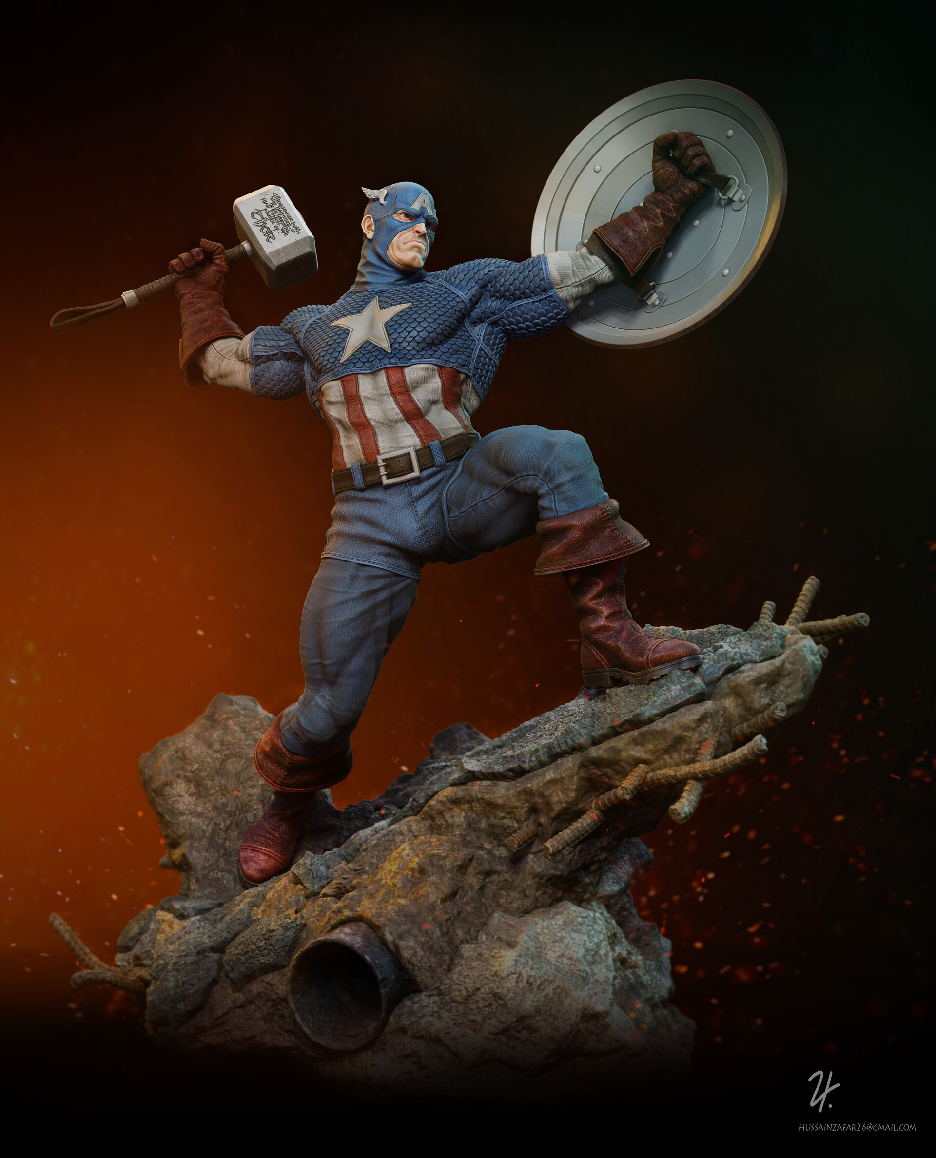 ArtStation - Captain America