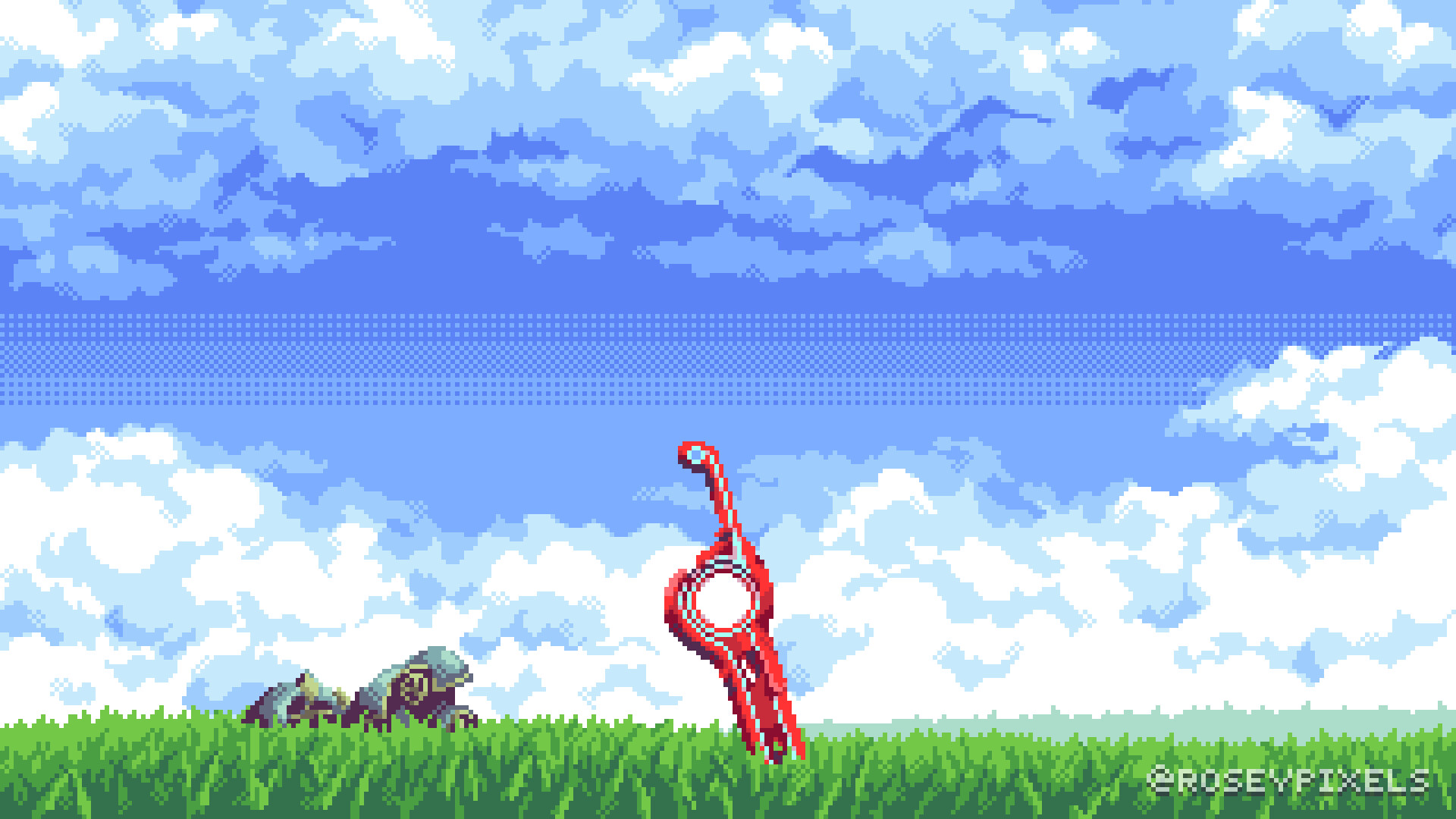 ArtStation - Xenoblade Chronicles Title Screen Tribute