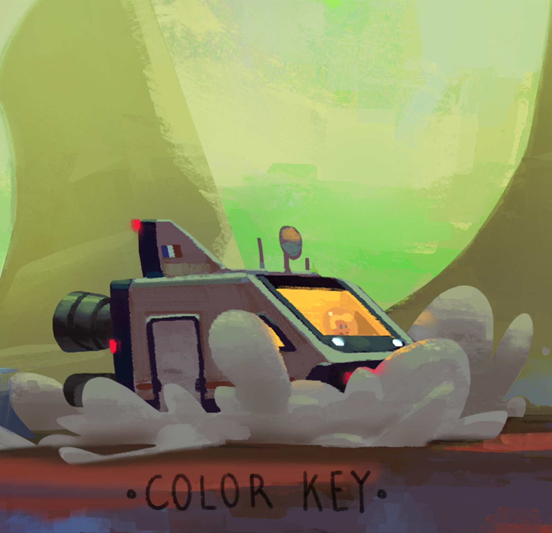 ArtStation - Space Quest - Color Key