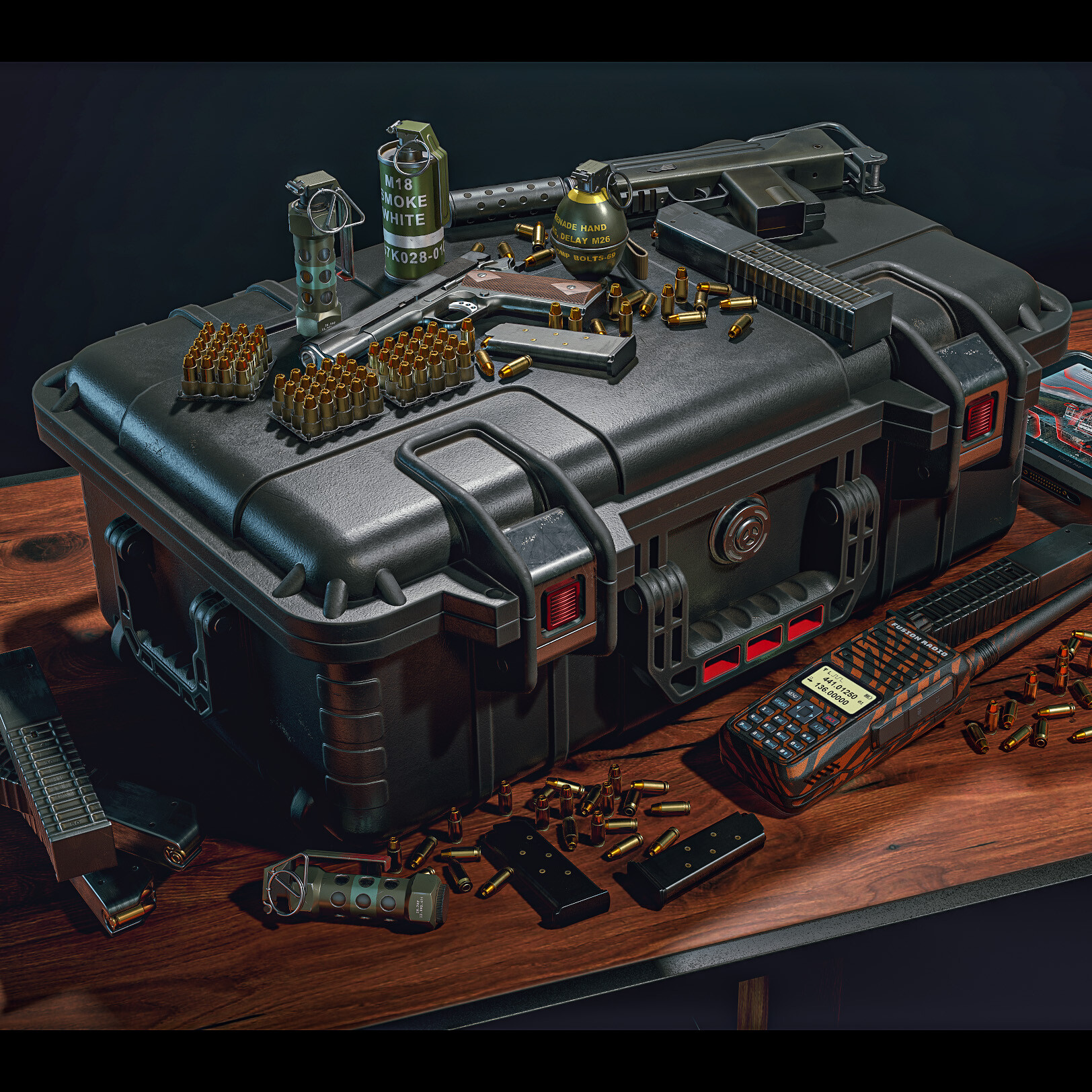 ArtStation - Briefcase (Utility box / Crate) Game ready