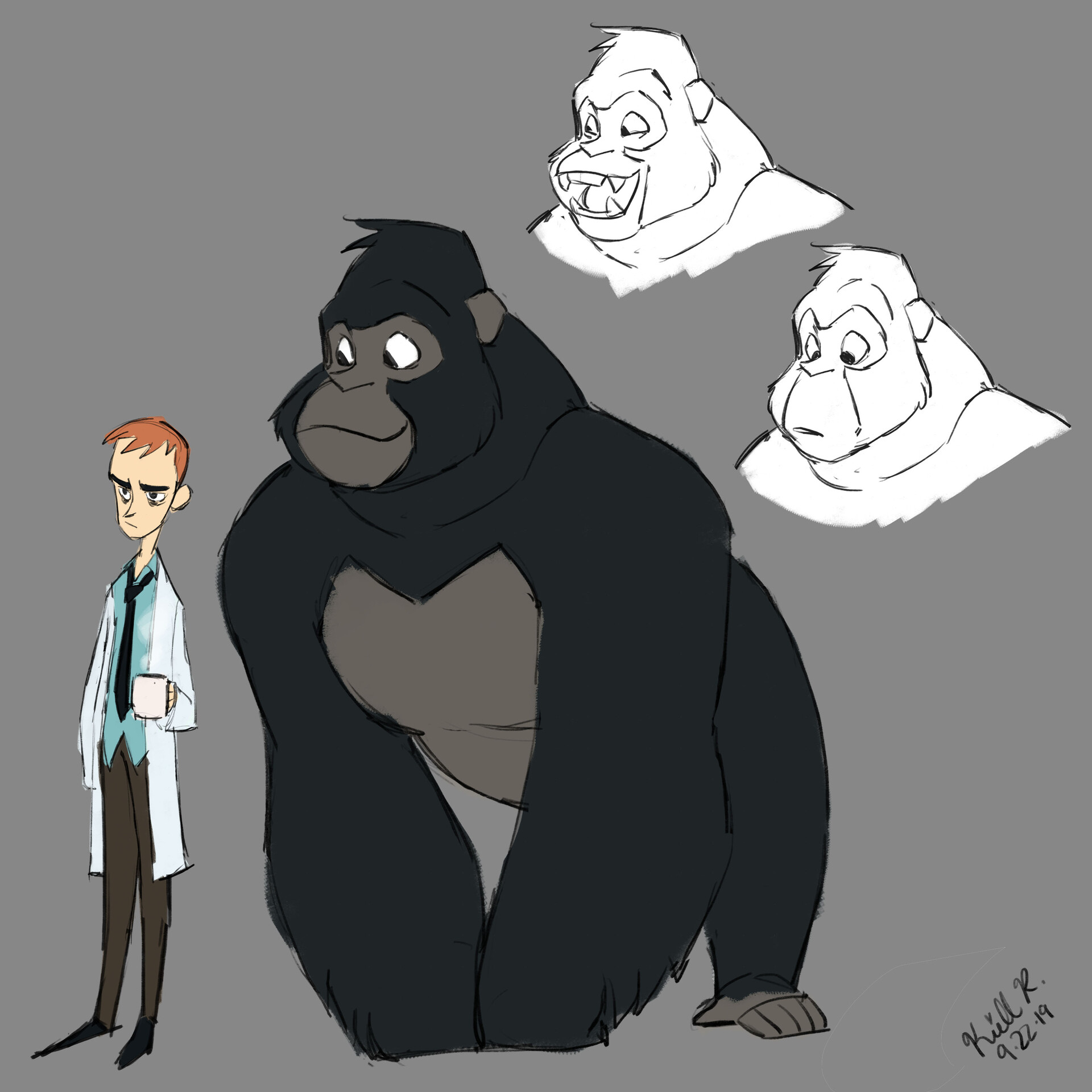 ArtStation - Sapiens Character Designs - Marck