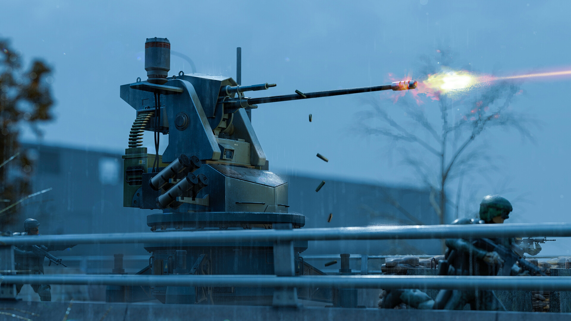 ArtStation - Gun turret