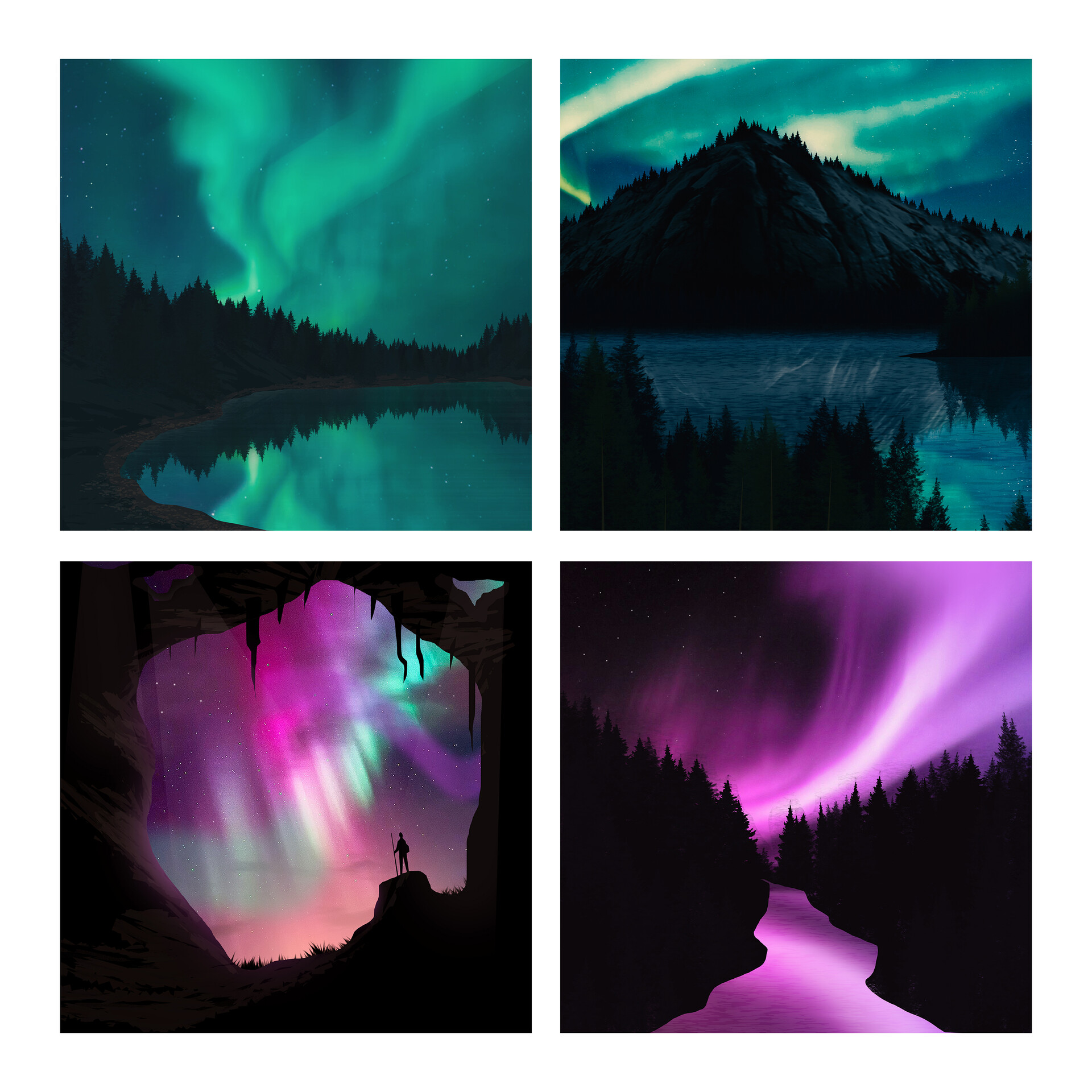 ArtStation - Aurora Sky Collection