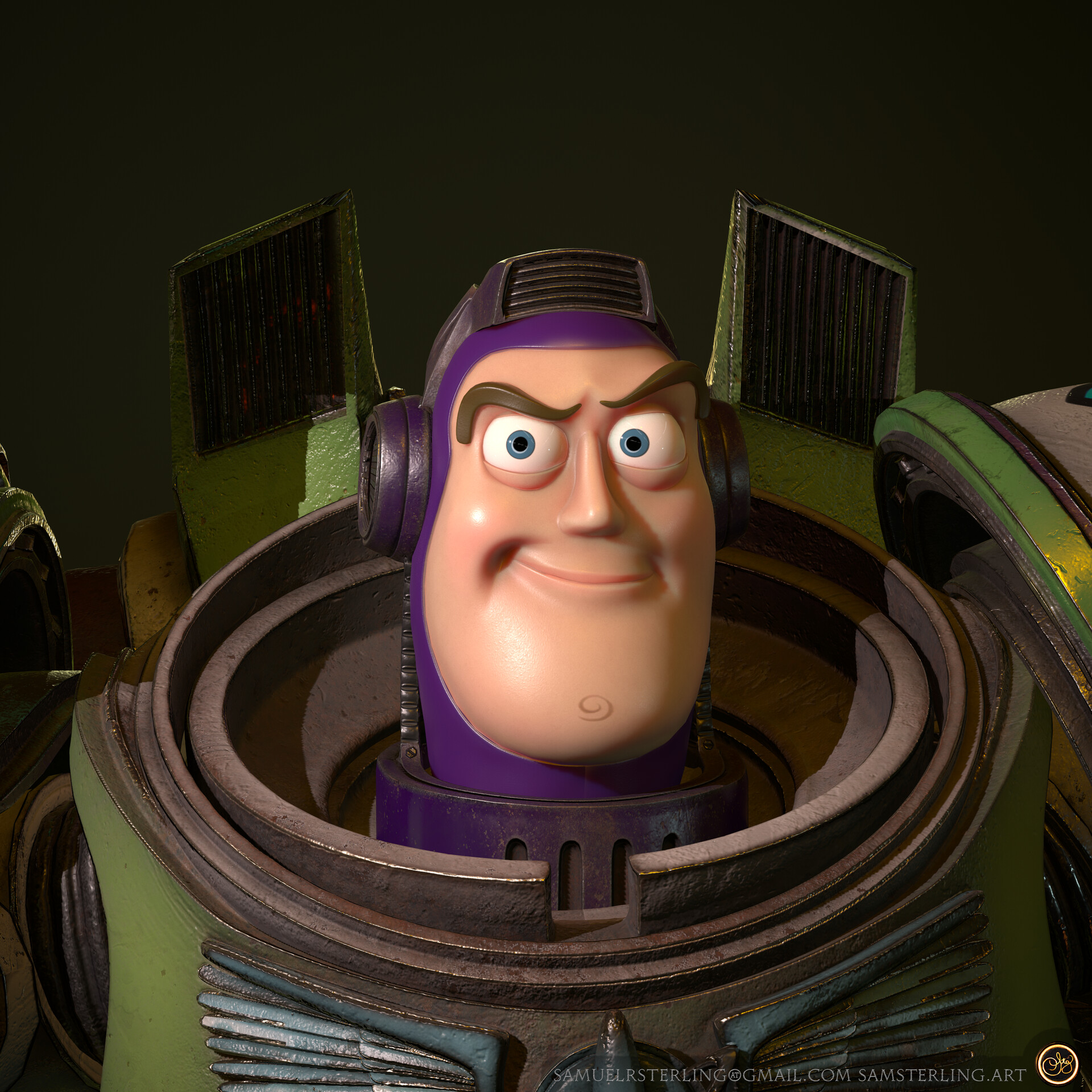 ArtStation - Buzz Lightyear Space Marine