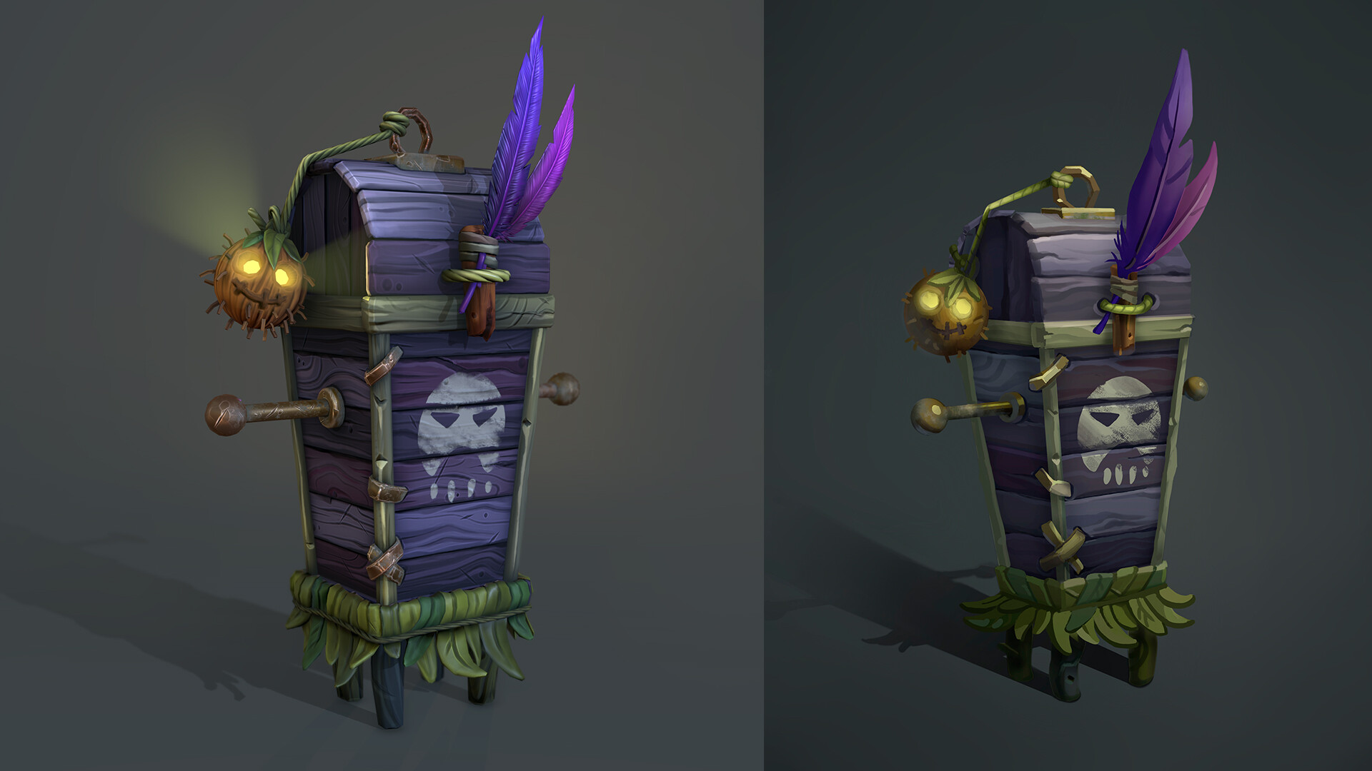 ArtStation - Voodoo chest 3D
