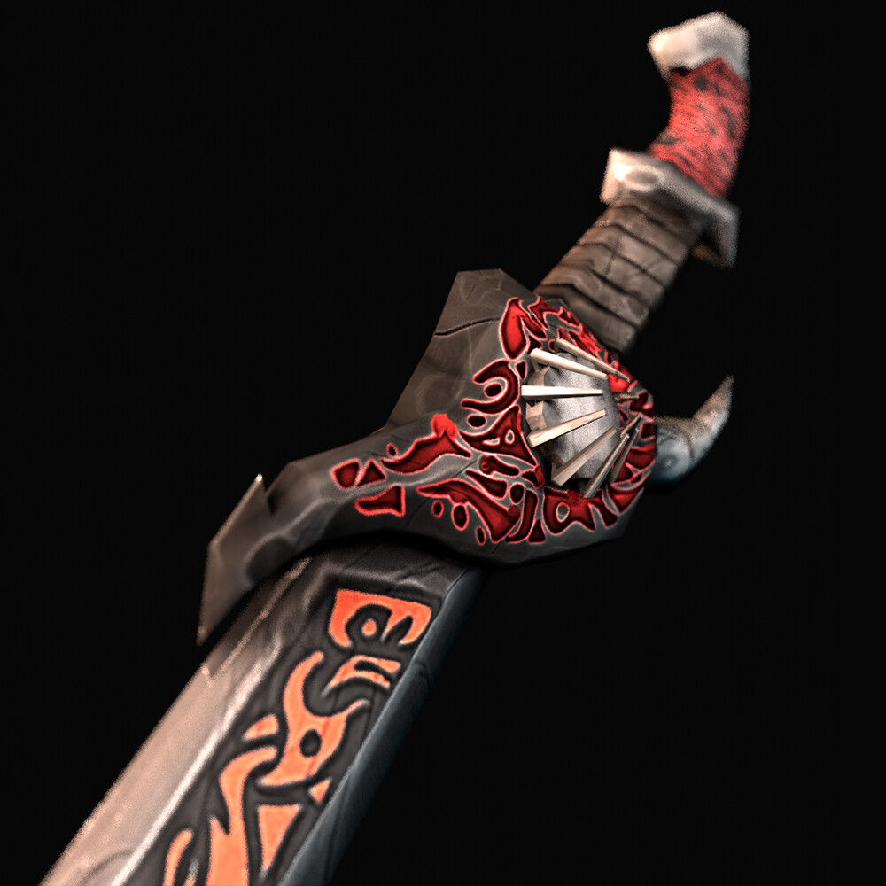 ArtStation - Sword - Medieval Armery [Low-Poly Game Asset]