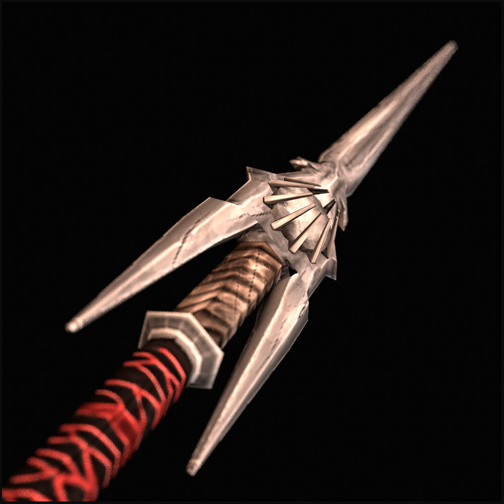 ArtStation - Spear - Medieval Armery [Low-Poly Game Asset], Ubaldo Huerta