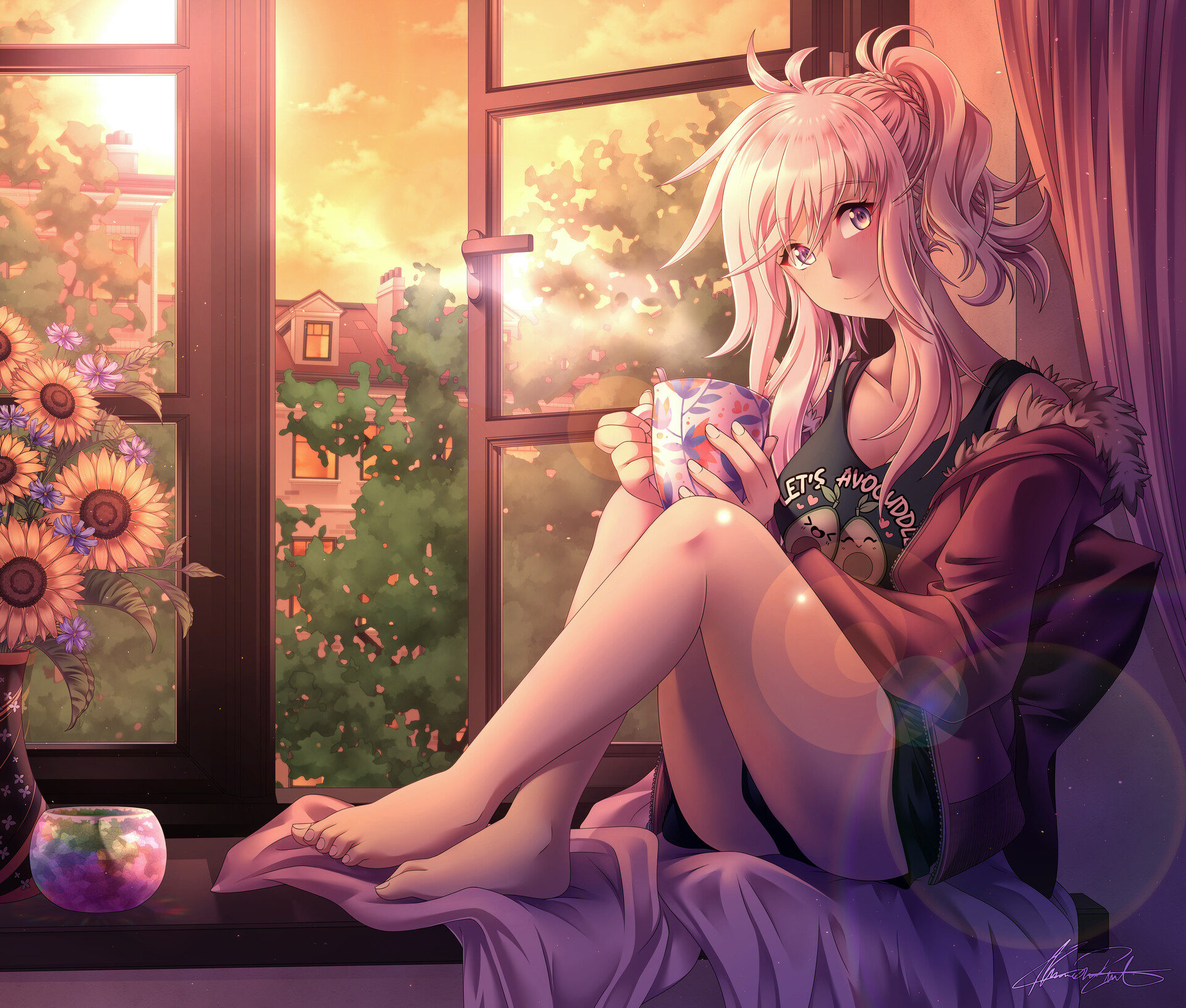 Nuffie Arts - Tea Time! - #StayHome Zine Illustration