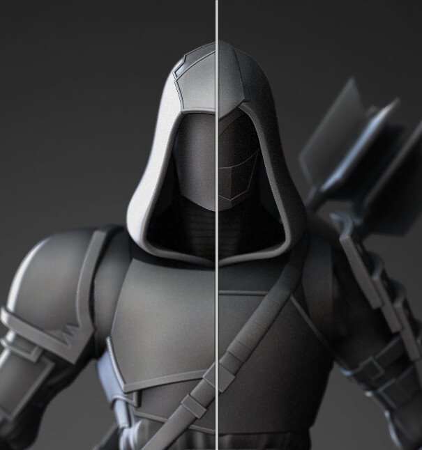 ArtStation - Miniature Ranger Set