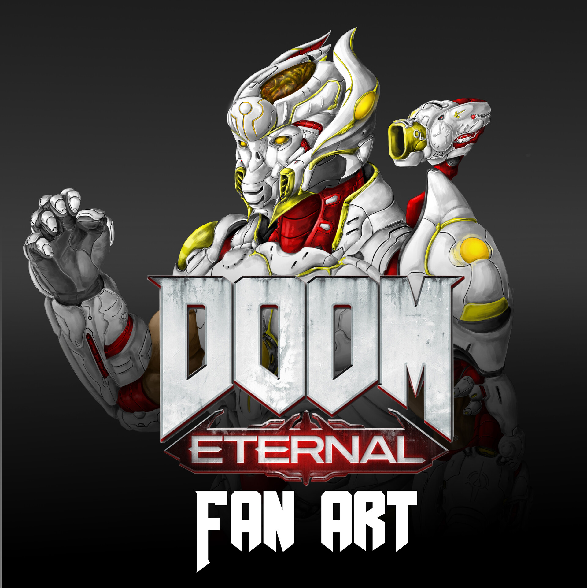 ArtStation - Maykr Slayer- DOOM Eternal Fan Skin