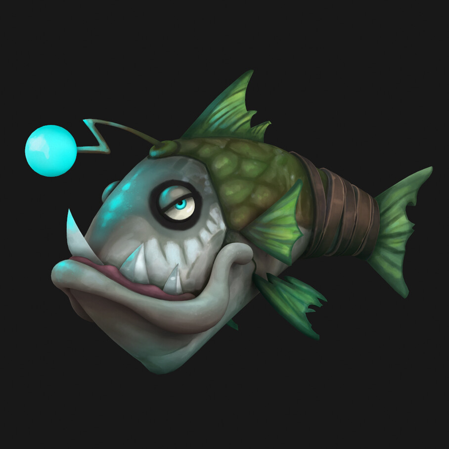 ArtStation - Angler Fish