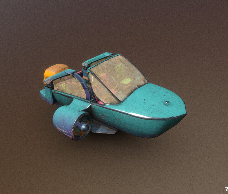 ArtStation - Rickety Jetboat