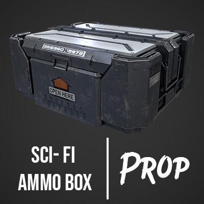 Tristan McLean - Sci Fi Ammo Box - Prop