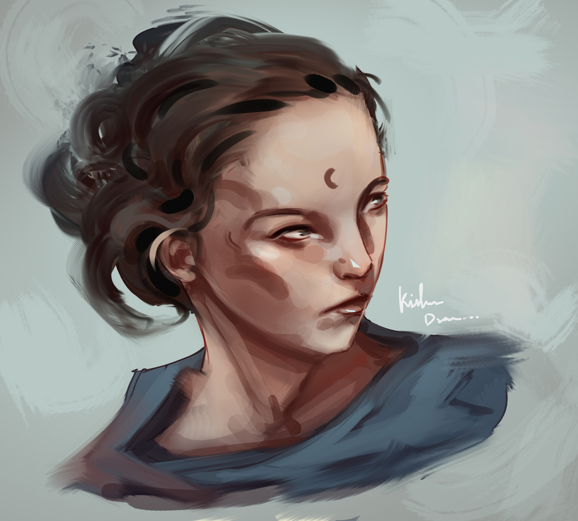 ArtStation - Female portrait practice