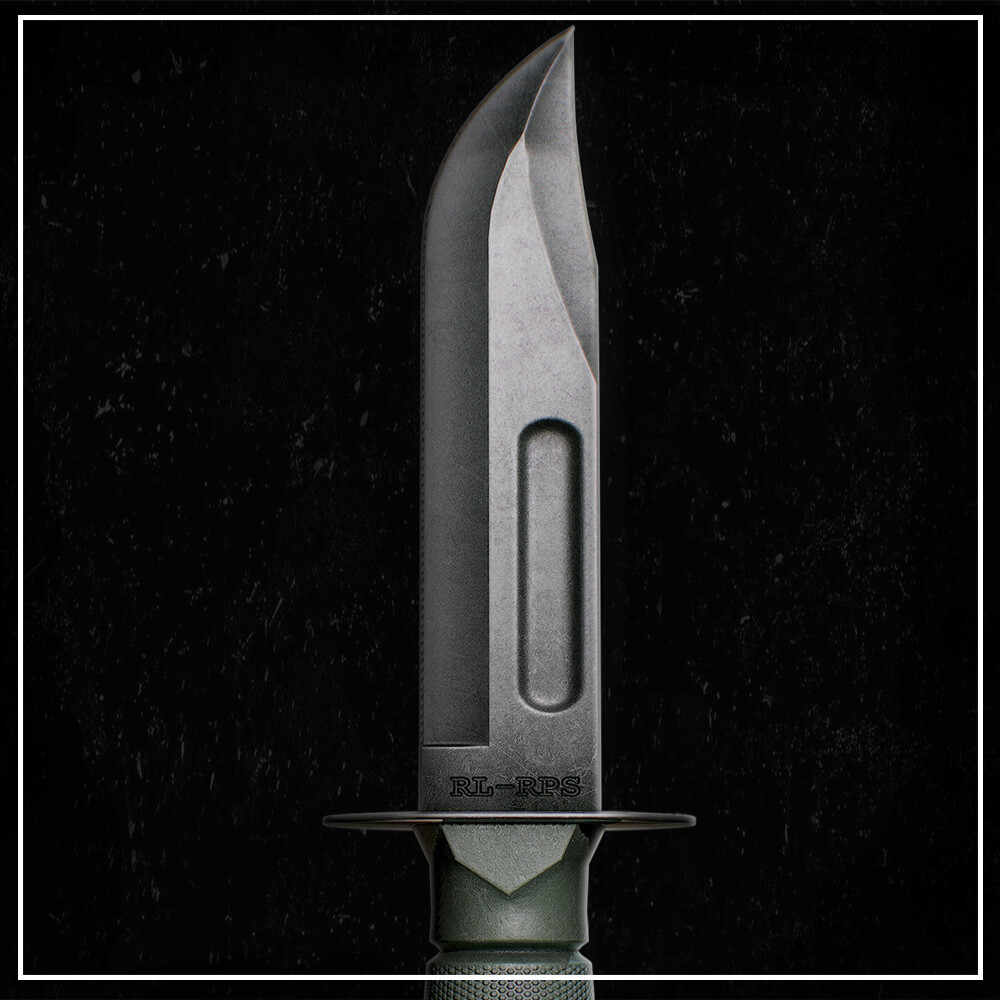 ArtStation - RL-RPS Game Ready Combat Knife