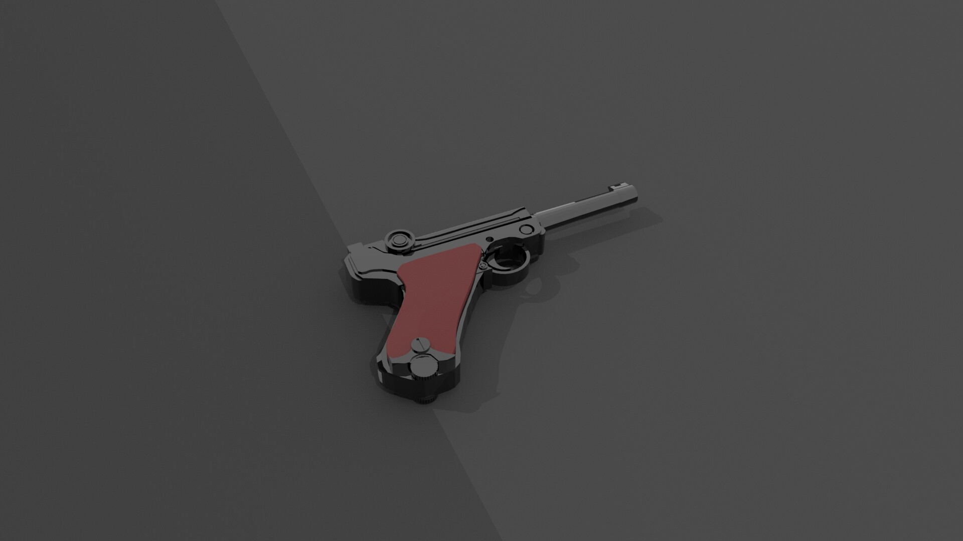 ArtStation - 3D GUN MODEL - GERMAN LUGER