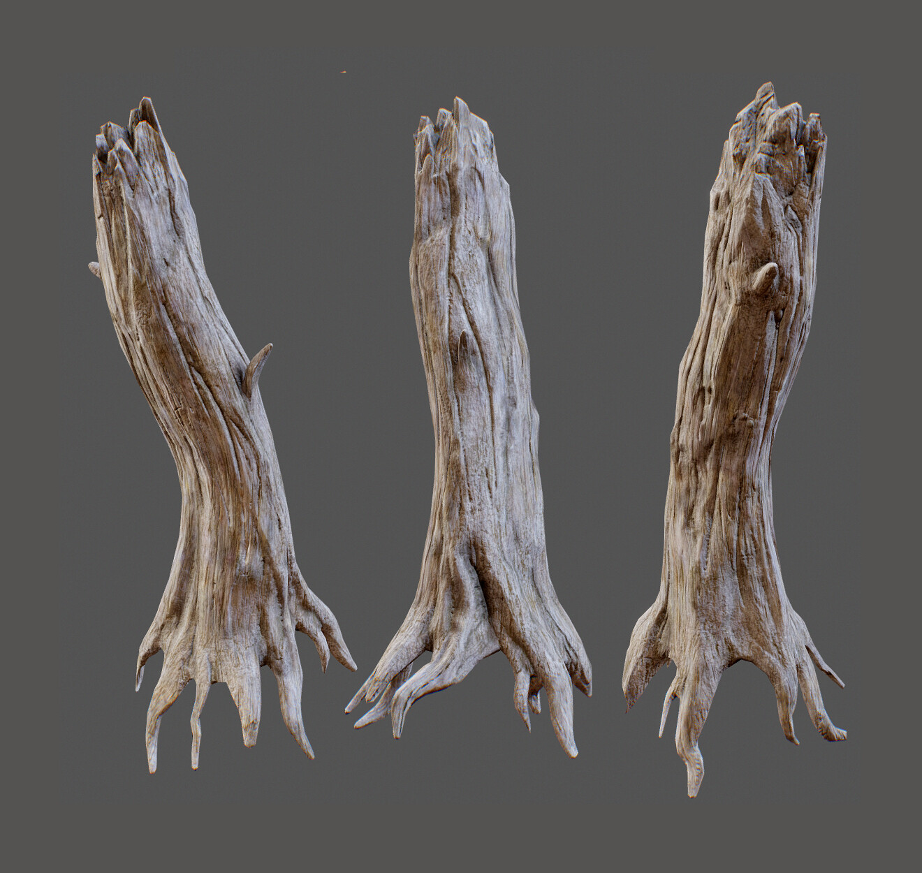 ArtStation - Dead Stumps Rocky Hills