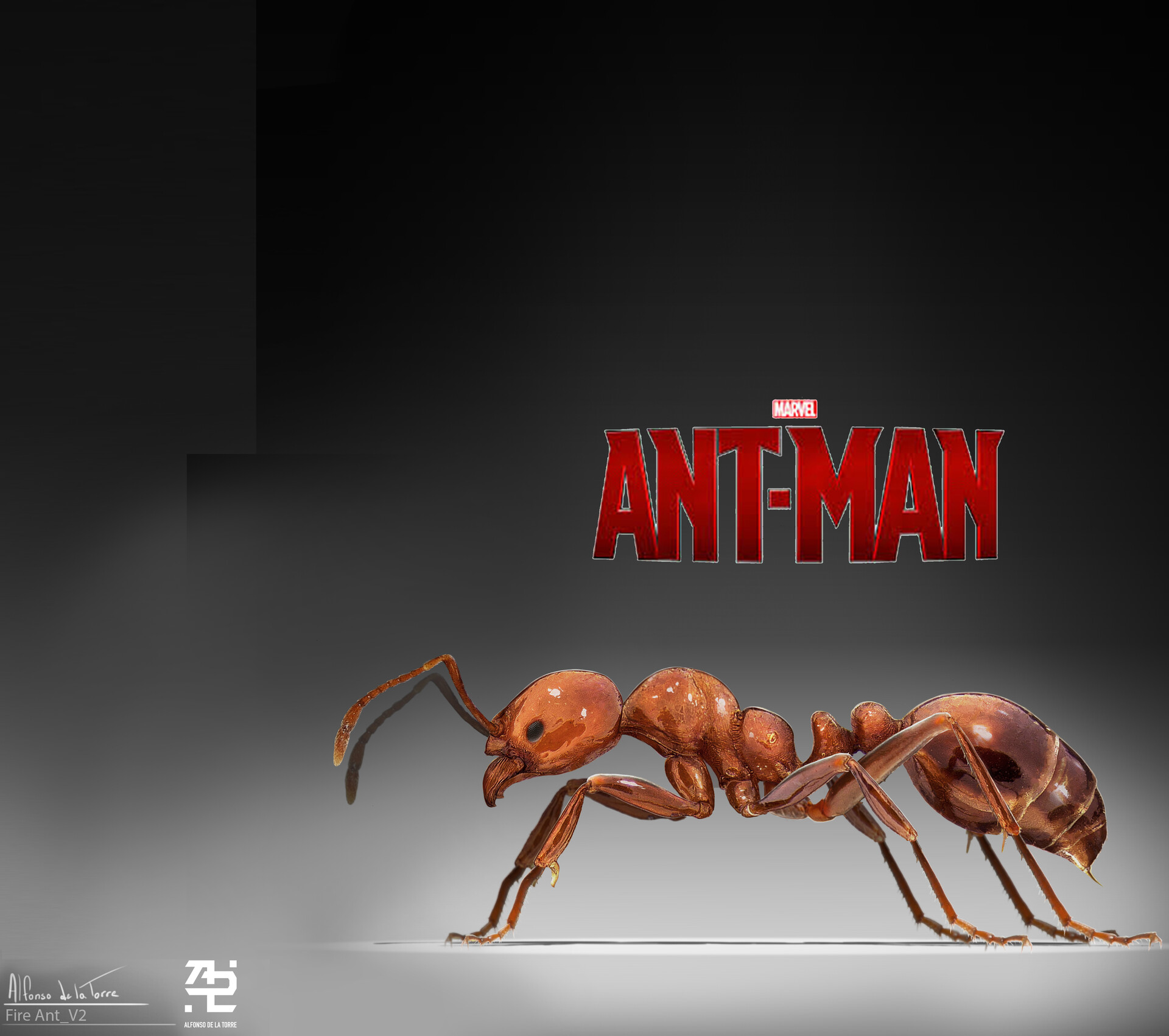 ArtStation - Ant-Man, "Fire Ant"