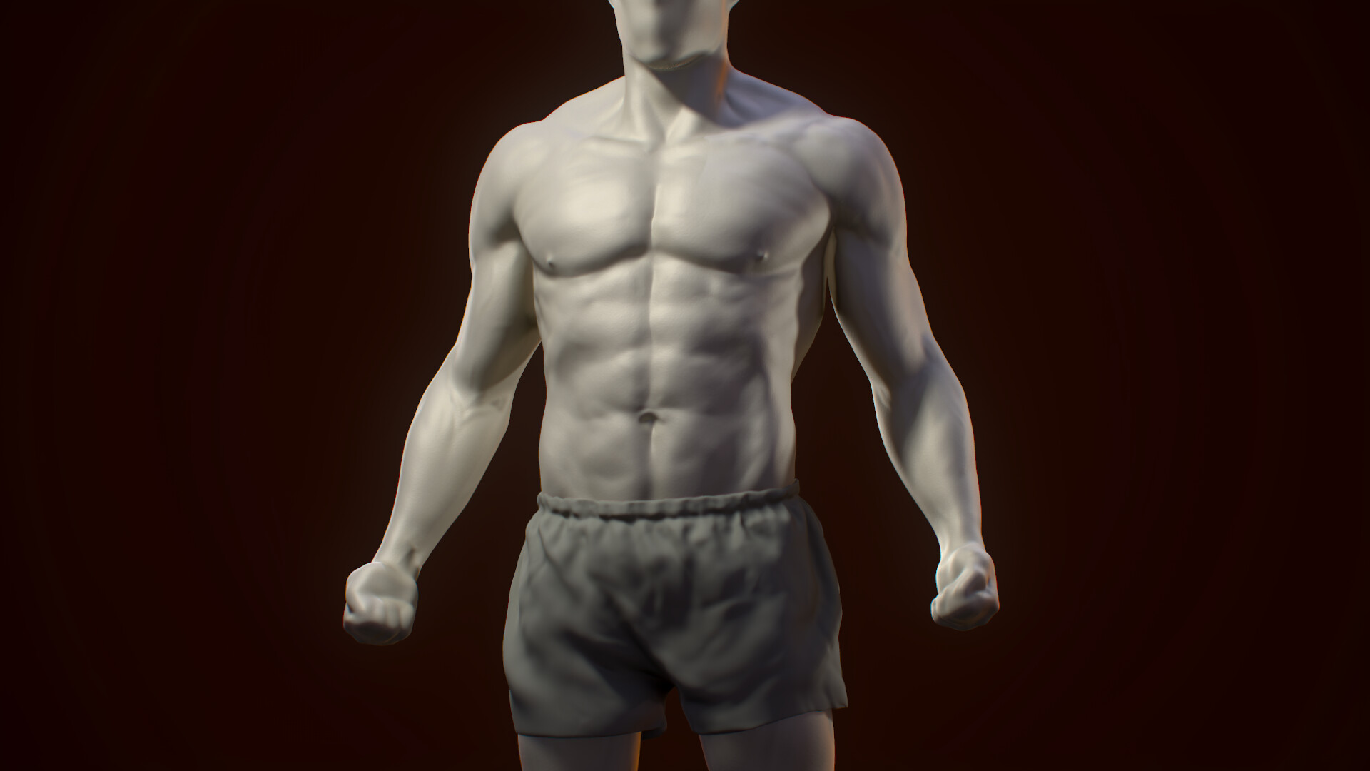 ArtStation - Anatomy Study 001: Male Torso