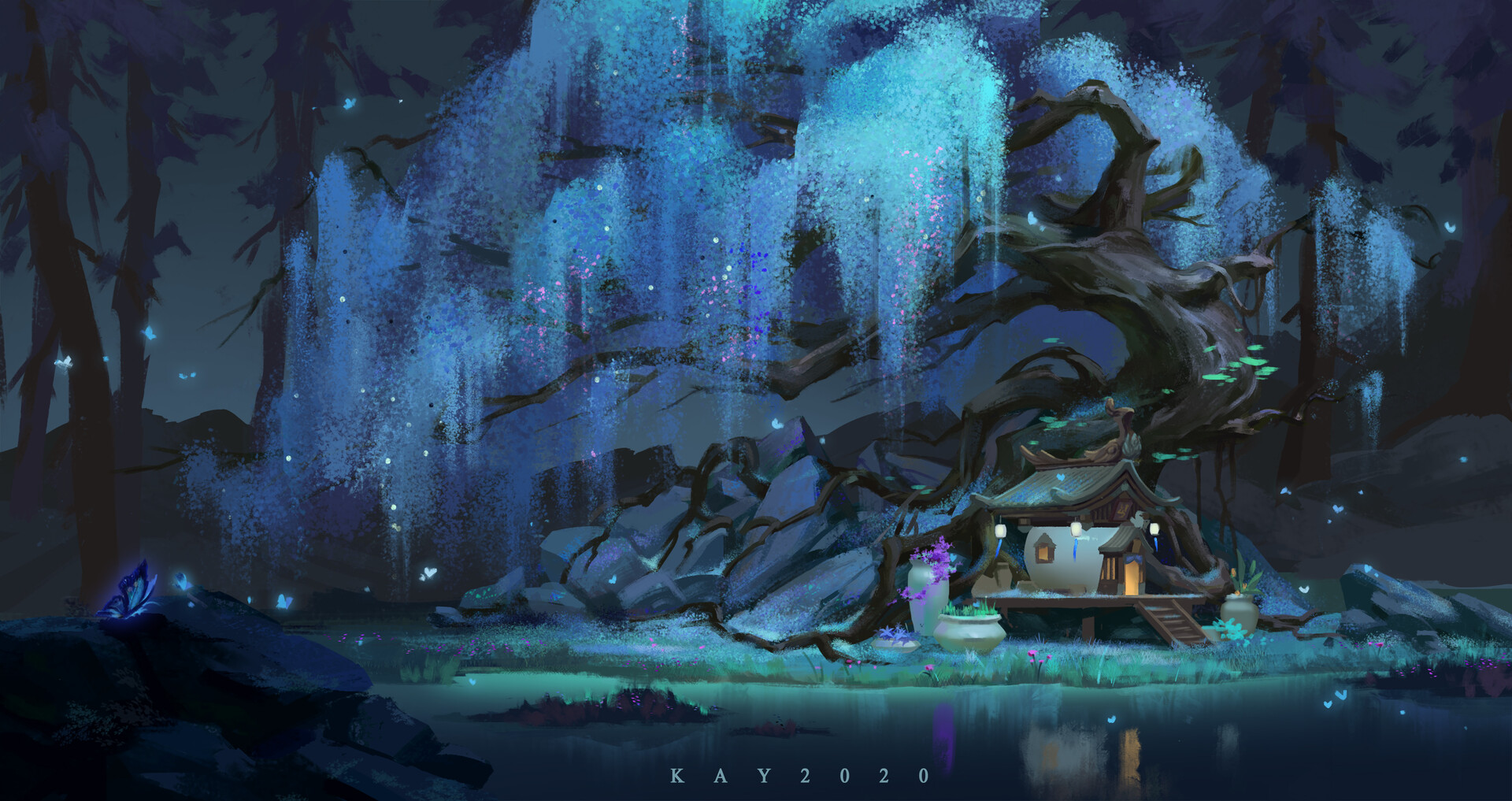 ArtStation - tree practice