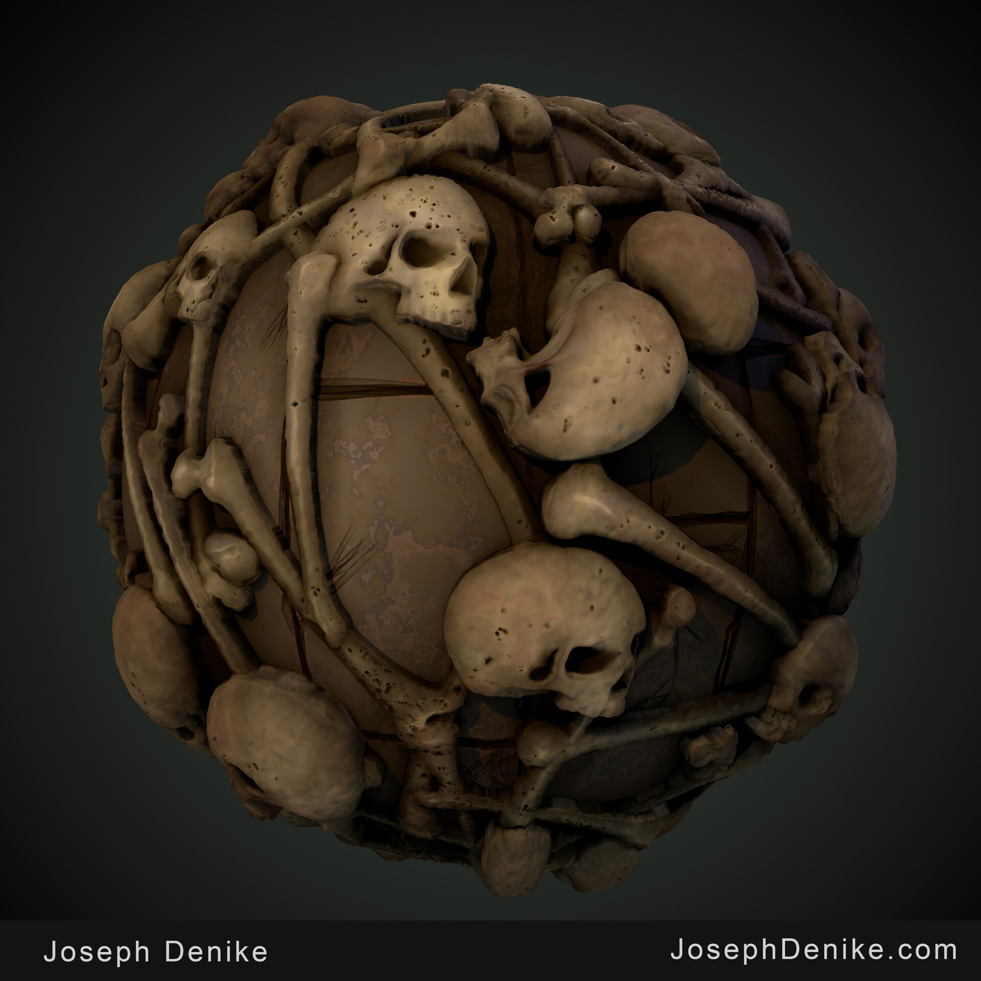 ArtStation - Scattered Bones Material