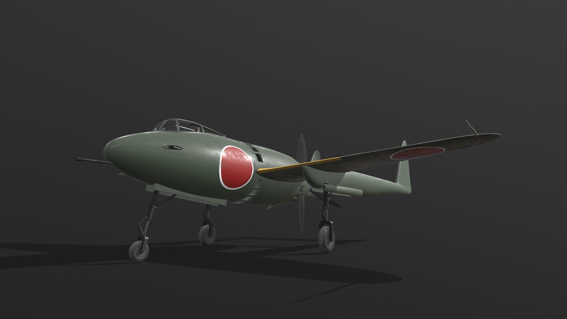 ArtStation - Mitsubishi J4M Senden
