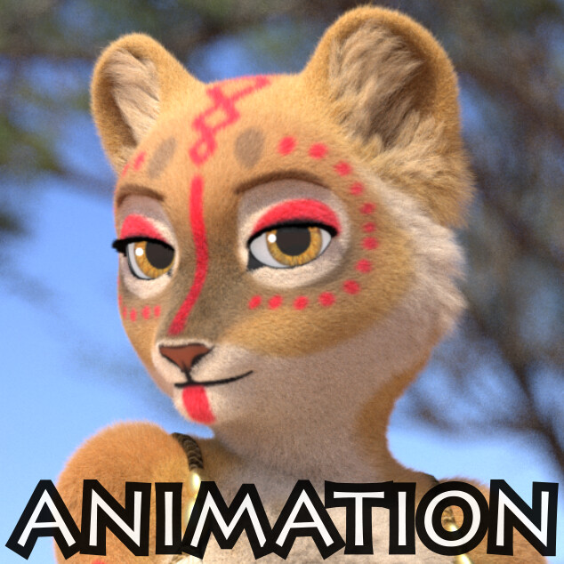 ArtStation - Lioness animation