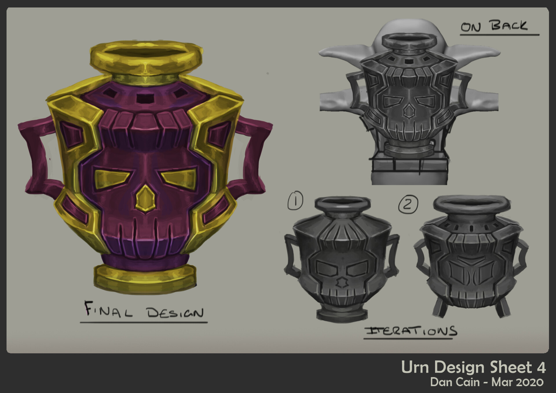 ArtStation - Game Character Urn Prop