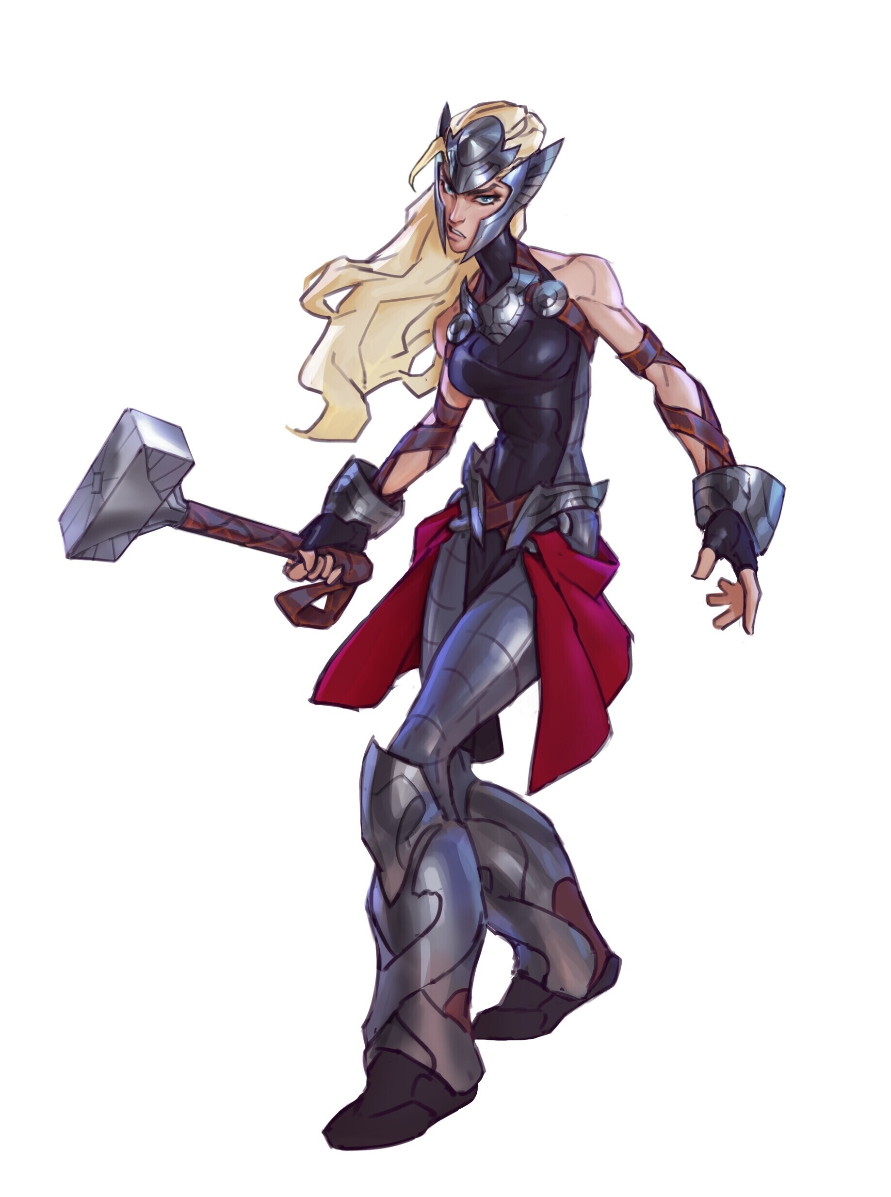 ArtStation - Character Challange, Thor's daughter