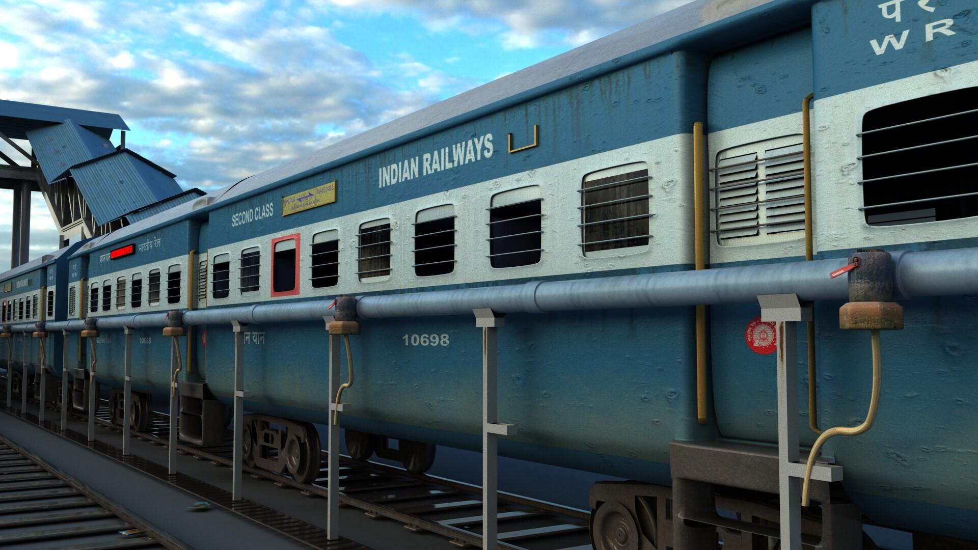 ArtStation - Indian Train
