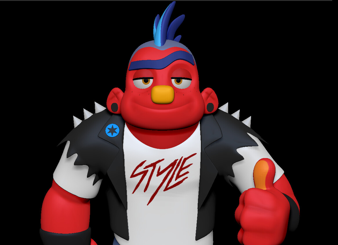 ArtStation - Red Punk (Luigi Lucarelli FANART)