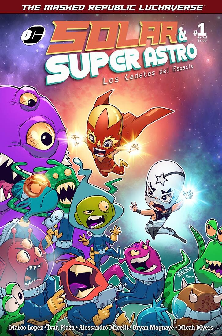 ArtStation - Solar $& Superastr comic cover