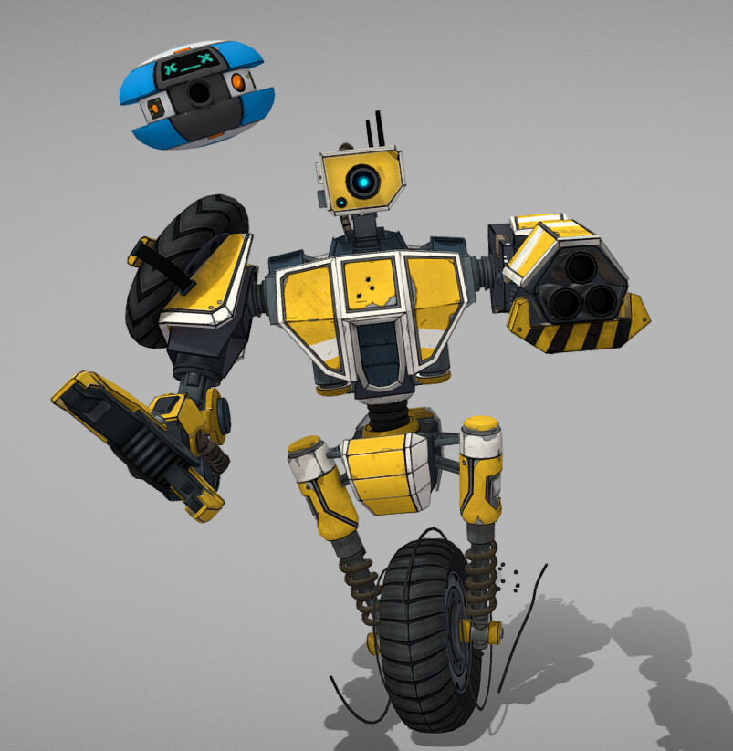 ArtStation - C2PO and D3D3 / Borderlands Style.